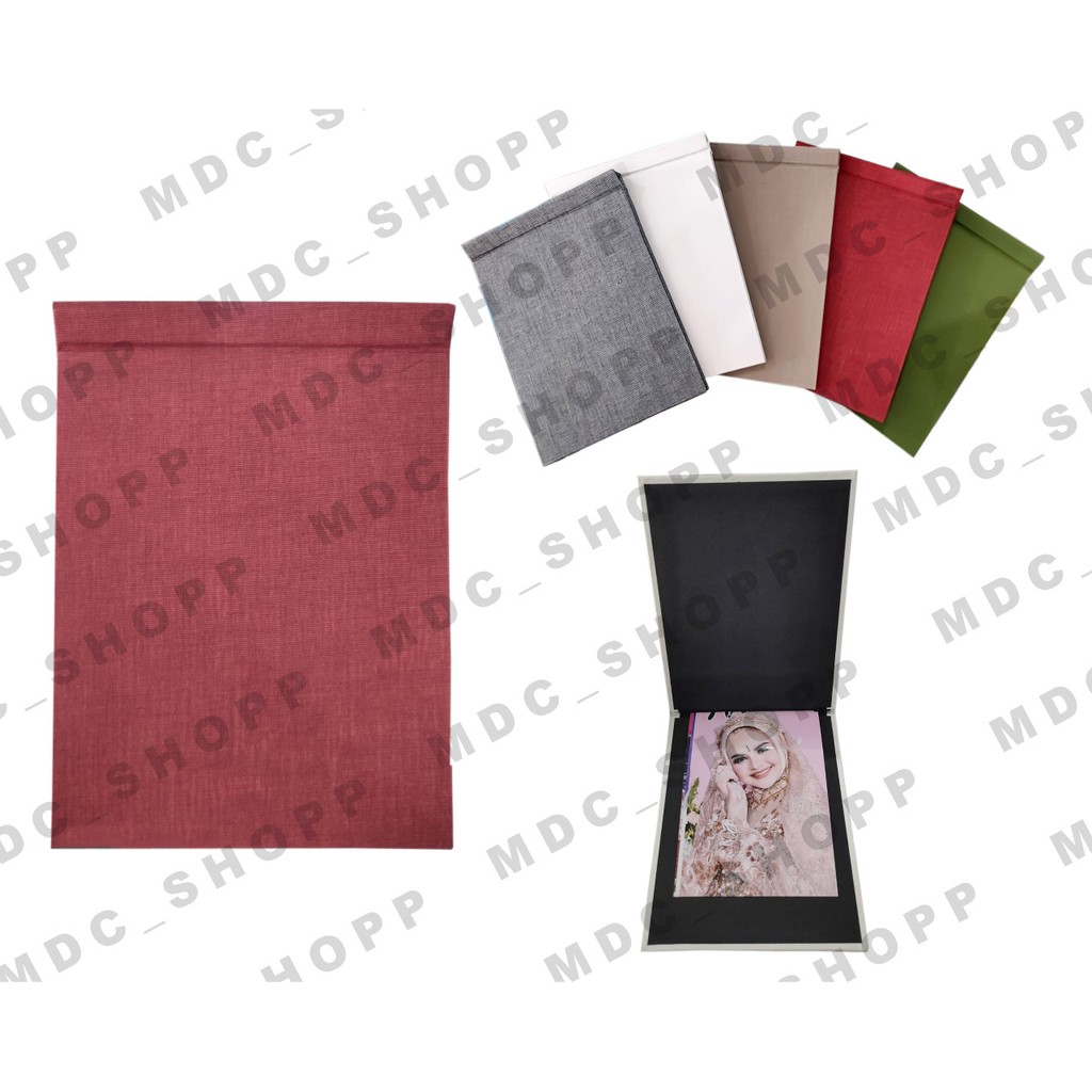 Hp Album Cover Photo Book Linen 5x7 | Shopee Singapore