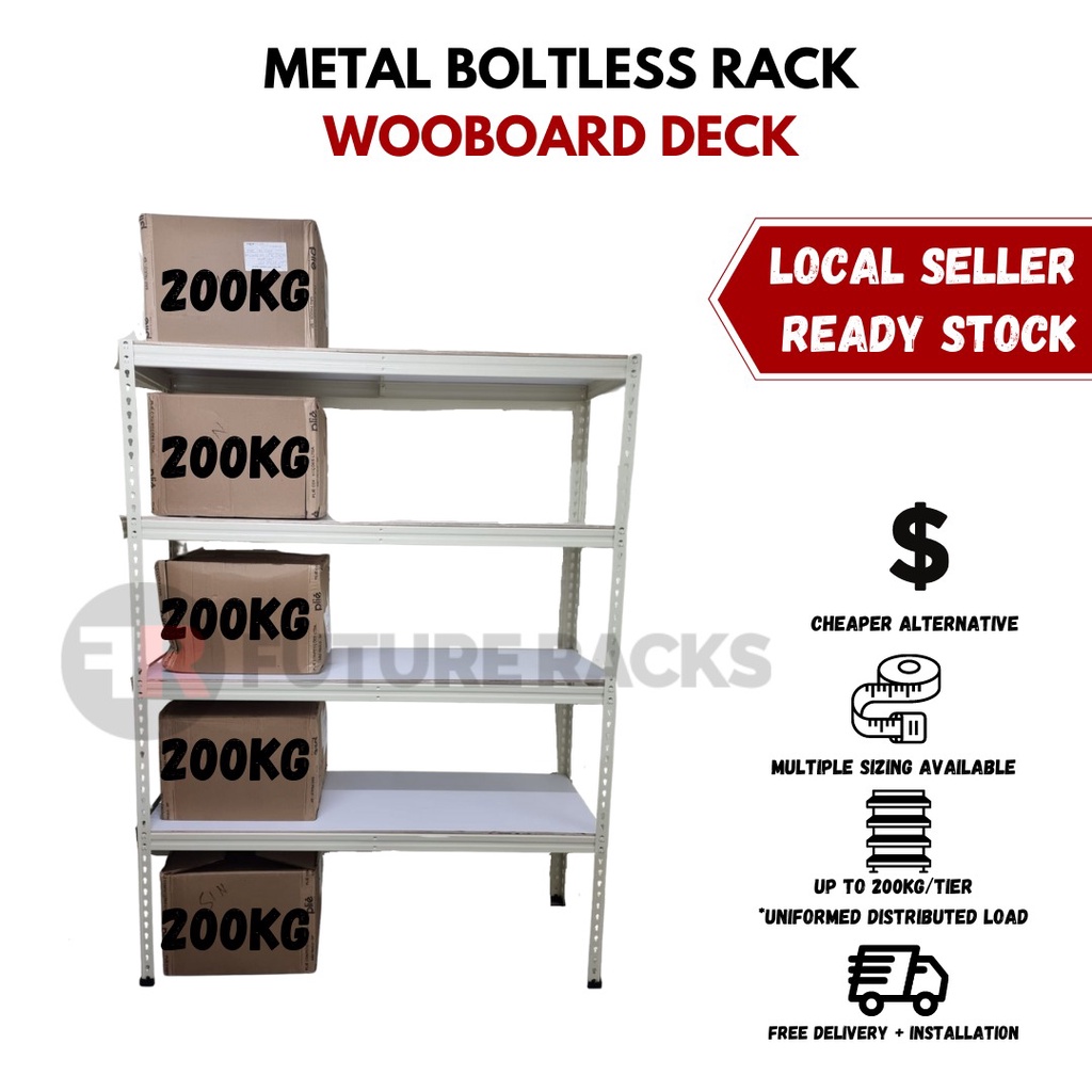 Boltless storage rack Metal Racking For HDB Store Room Bombshelter ...