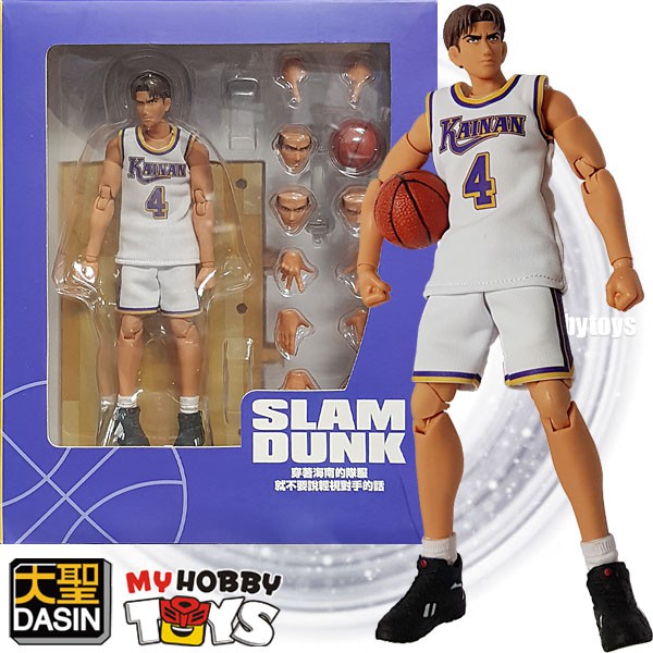 Dasin Model Slam Dunk Basketball Action Figures - Kainan No.4 Shinichi ...