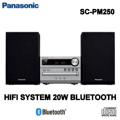PANASONIC SC-PM250 HIFI SYSTEM 20W BLUETOOTH | Shopee Singapore