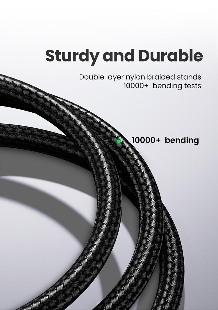 UGREEN 100W/60W 5A USB C to USB C Cable Right Angle PD Fast Charge Type ...