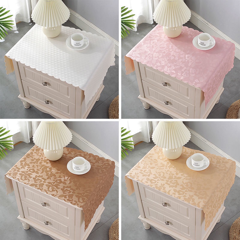 European-Style Bedside Table Cover Cloth Table Mat TV Cabinet Cover ...