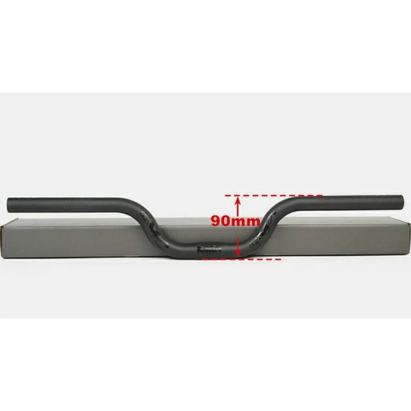 SMC Carbon Mid Riser Handlebar for Brompton Bicycle (90mm & 120mm rise ...