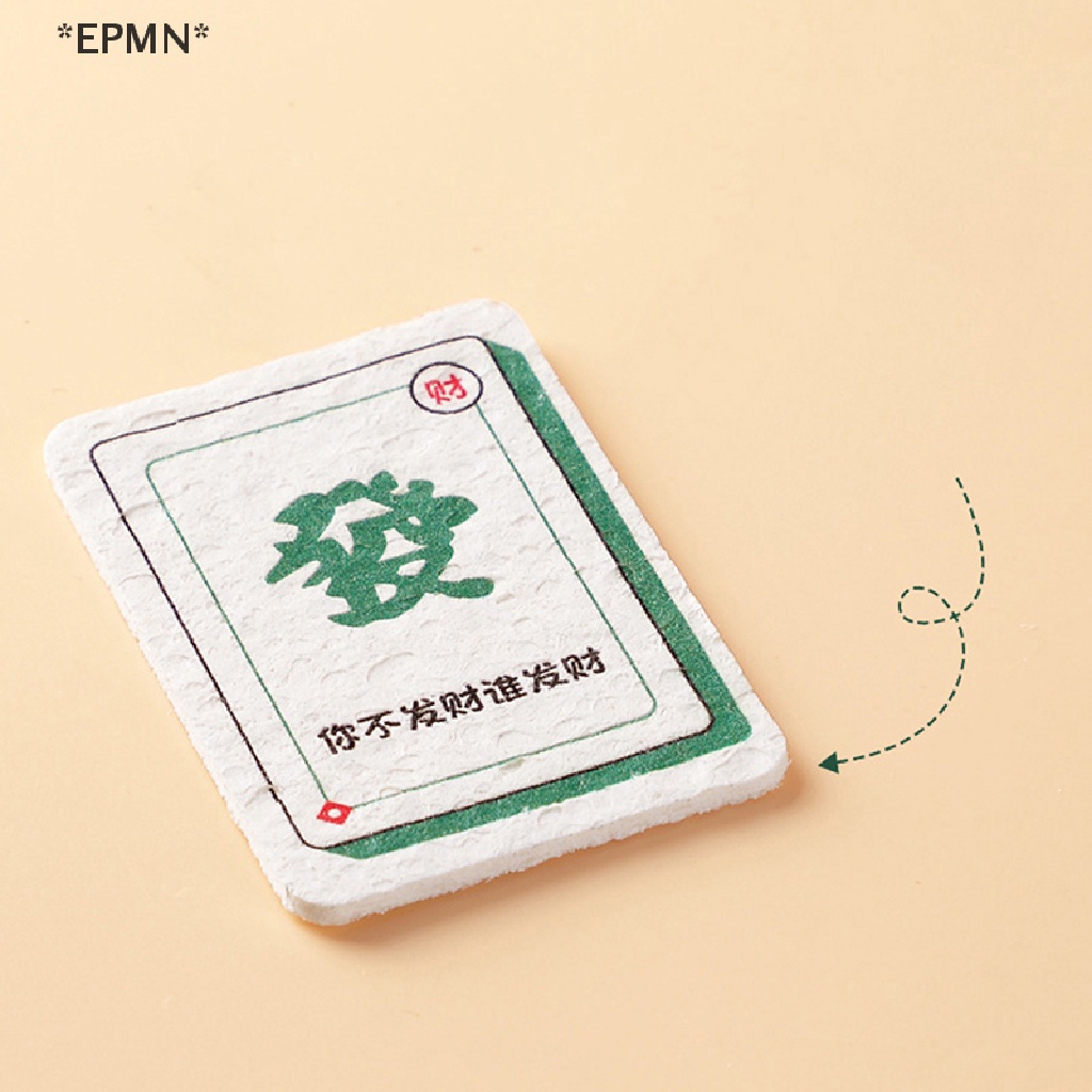 EPMN> Kitchen Sponge Mahjong Pattern，compressed Wood Pulp Dish | Shopee ...