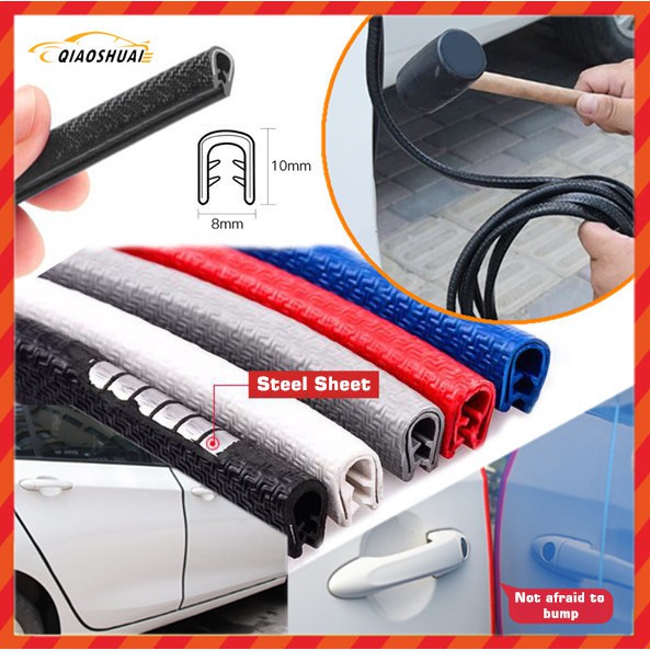 【1m】Universal door edge protection bumper protection rubber seal trim ...
