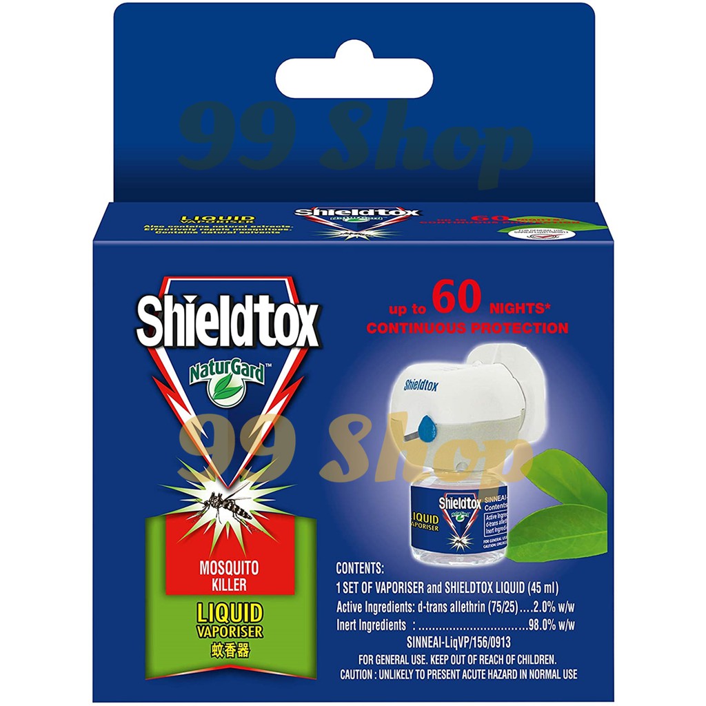 Shieldtox NaturGard Electric Liquid Vaporiser Mosquito Repellent 1x ...
