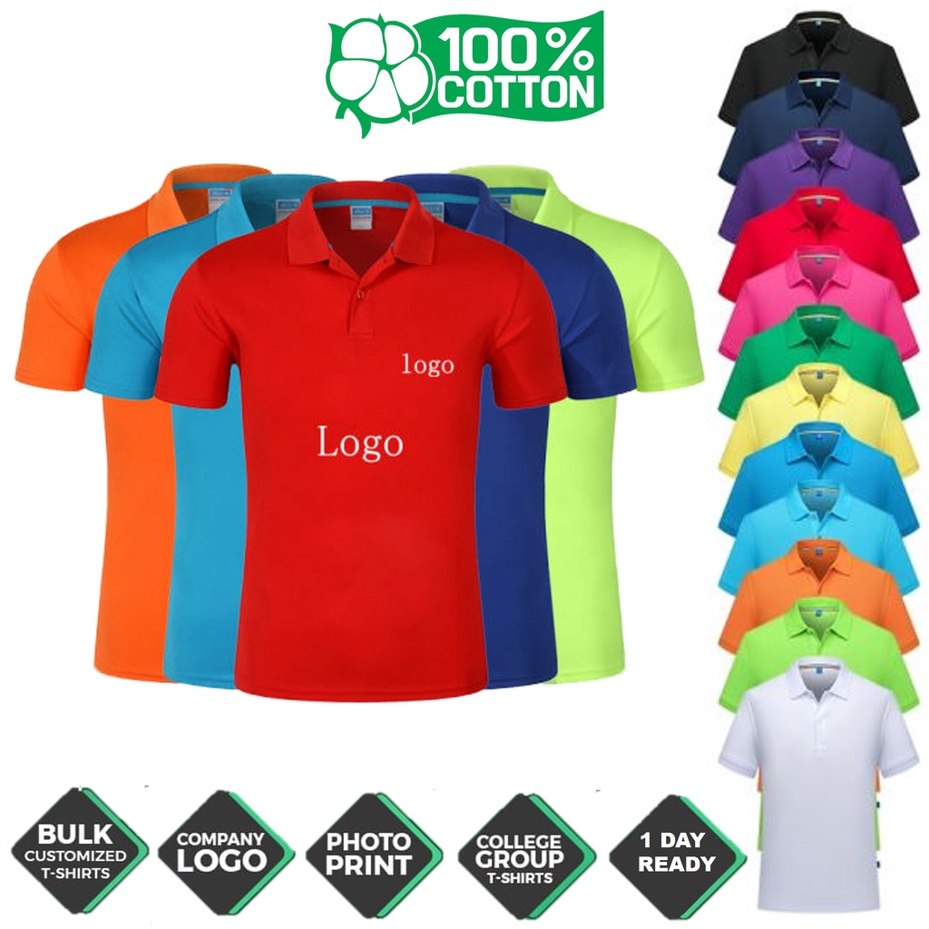 Customise Logo/Quotes/Fonts Polo Collection | lifestyle | graphic ...