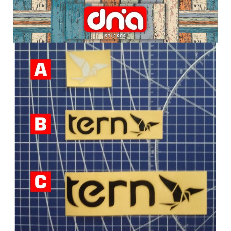 Folding bicycle tern logo cutting sticker | Shopee Singapore