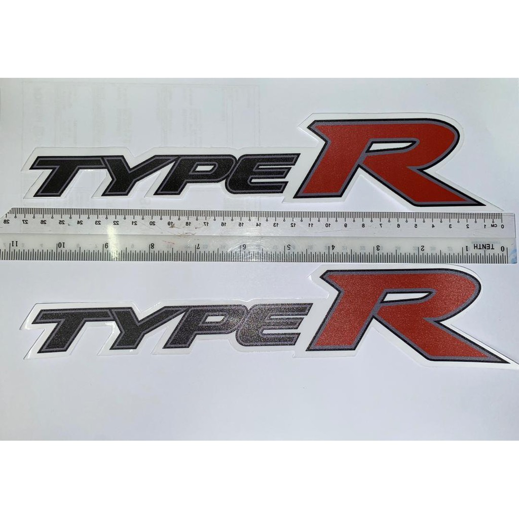 Sticker Pintu Type R typeR kiri kanan civic fd Honda Civic FD Sticker ...