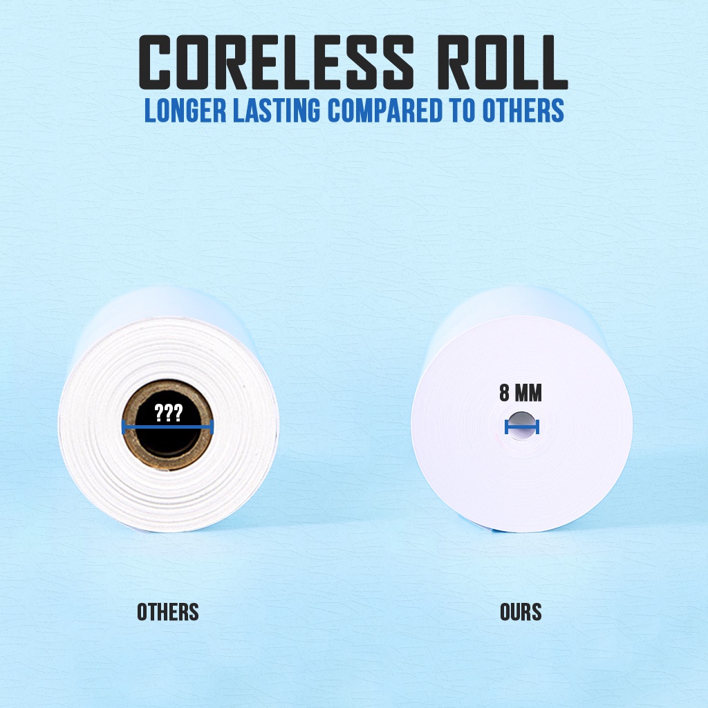 SG Thermal Paper Roll 57x40mm - Credit Card Machine NETS Receipt ...