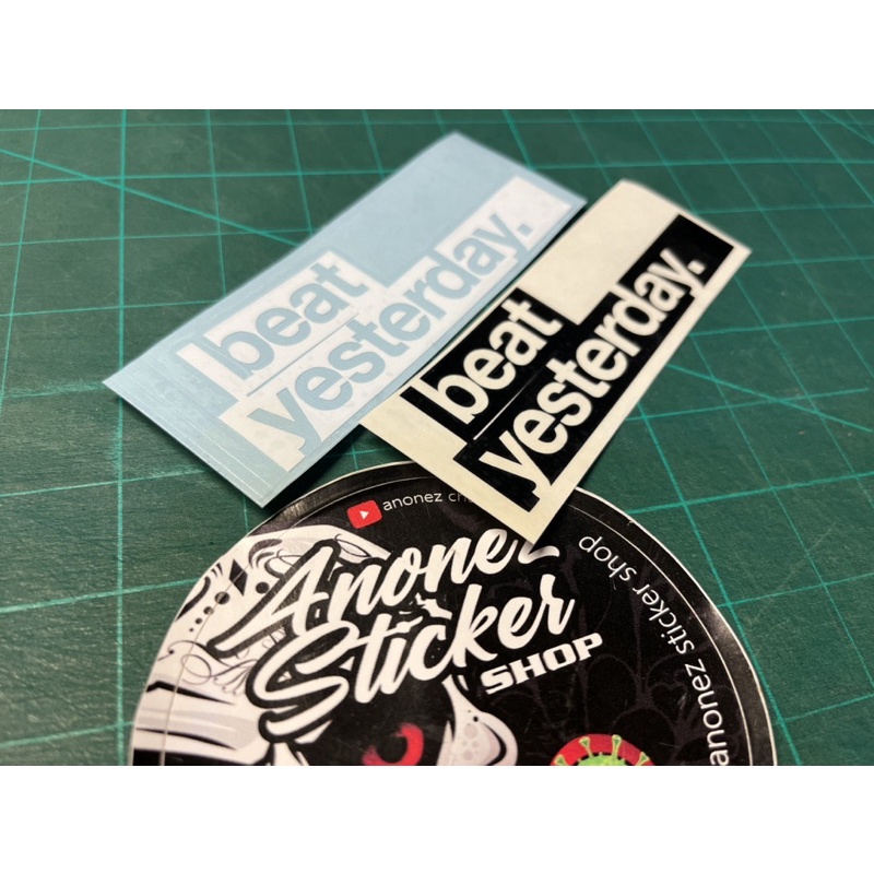 Sticker Beat Yesterday (plot/sticker potong) | Shopee Singapore