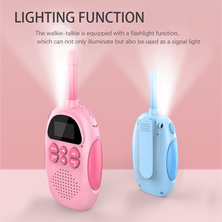 2 Pack Pink+Blue Walkie Talkie For Kids 3 KM Long Distance Wireless ...
