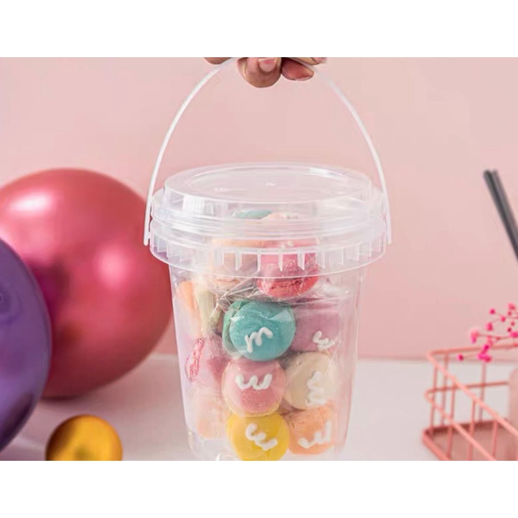 (READY STOCK) 30 Pieces Cookie Jar Snowflake Crisp Plastic Bottle ...