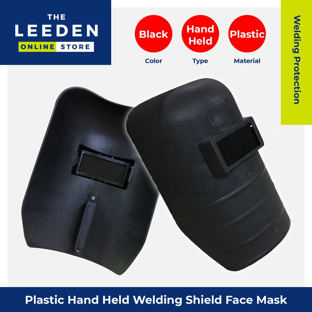 Plastic Hand Weld Welding Hand Shield Face Mask by Leeden Online Store ...