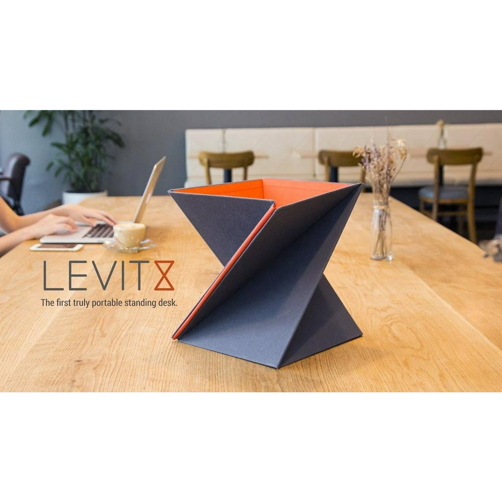 LEVIT8 – The Flat Folding Portable Standing Desk / Creative Folding laptop stand | Shopee Singapore