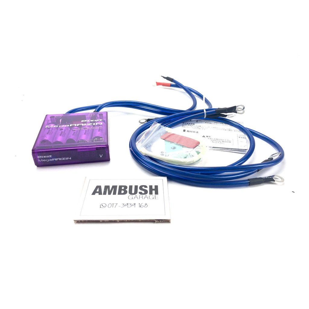 Pivot Mega RAIZIN High Capacity Voltage Stabilizer with Ground Cables ...