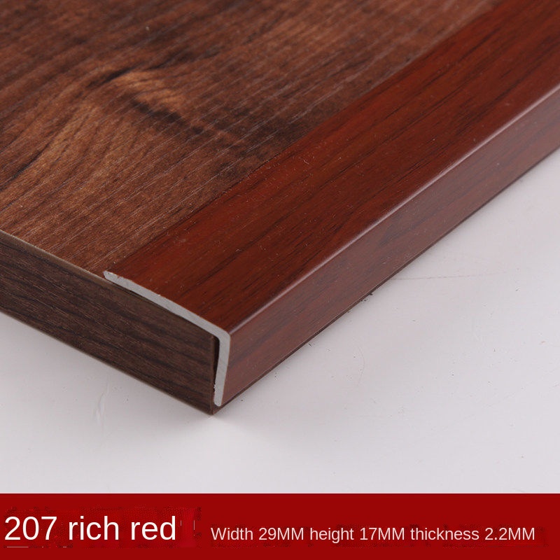 Se7ven+ PVC edgebanding plastic L-shaped wood flooring edgebanding ...
