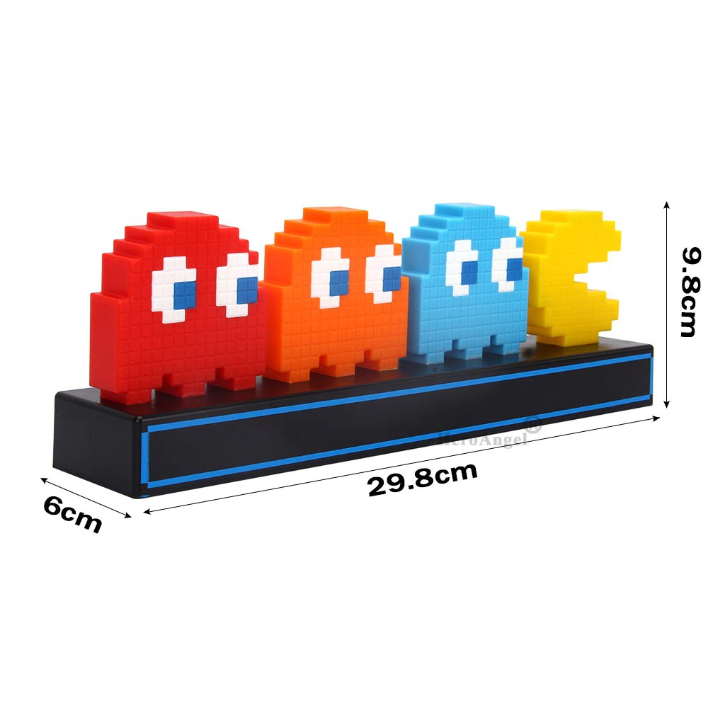 Icon Light Pac Man Pixel Lamp Visual Illusion 3D Game Icon Light LAMP ...