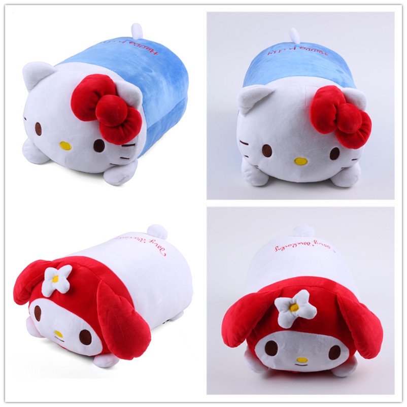 JAPAN SANRIO HELLO KITTY MY MELODY LONG REST PLUSH DOLL CUSHION HAND ...