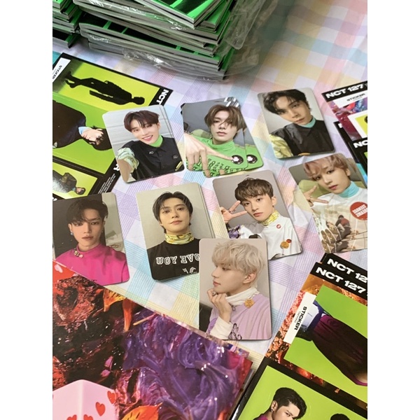Unsealed NCT127 STICKER ALBUM STICKER VER. Pc POSTCARD TAEYONG JAEHYUN ...
