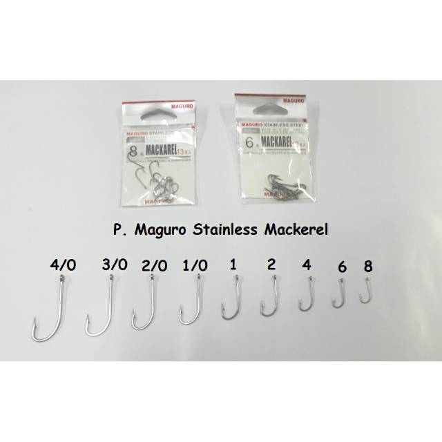 MATA Maguro Mackerel Mackerel Fishing Hook (Stainless Steel) | Shopee ...