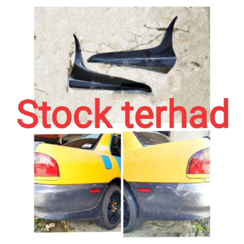 FRP PROTON WIRA Rear skirt Wira sedan SUPER WIRA saloon EVO3 EVO 3 ...