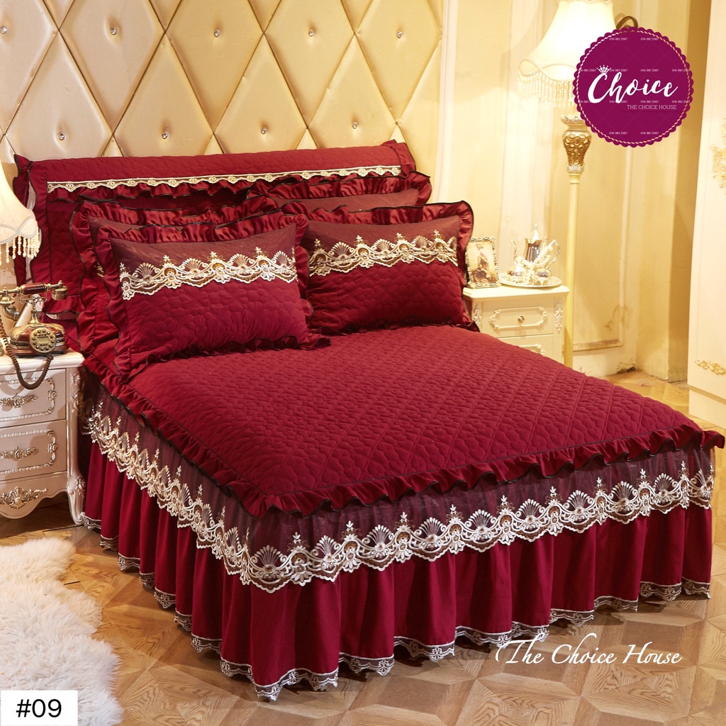 Cadar Pengantin Beropol cadar lace 3in1 Cadar Ropol Pengantin Quilted ...