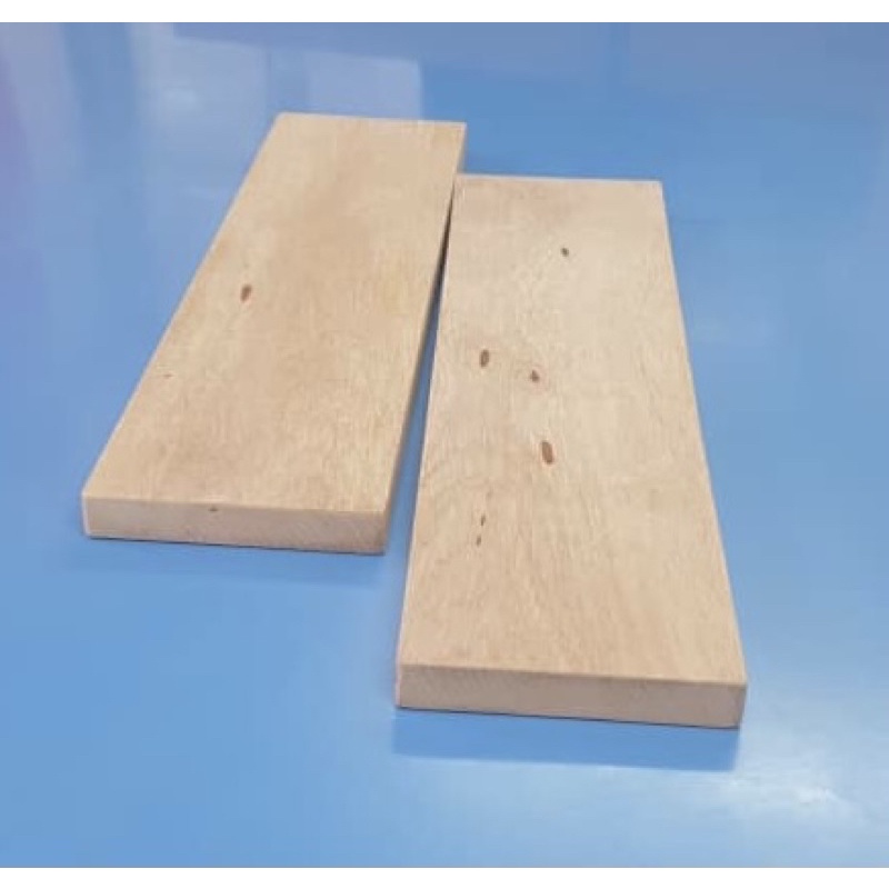 Wood plank 刨木 smooth finished Kayu papan (20MM X 120MM X 600/750MM ...