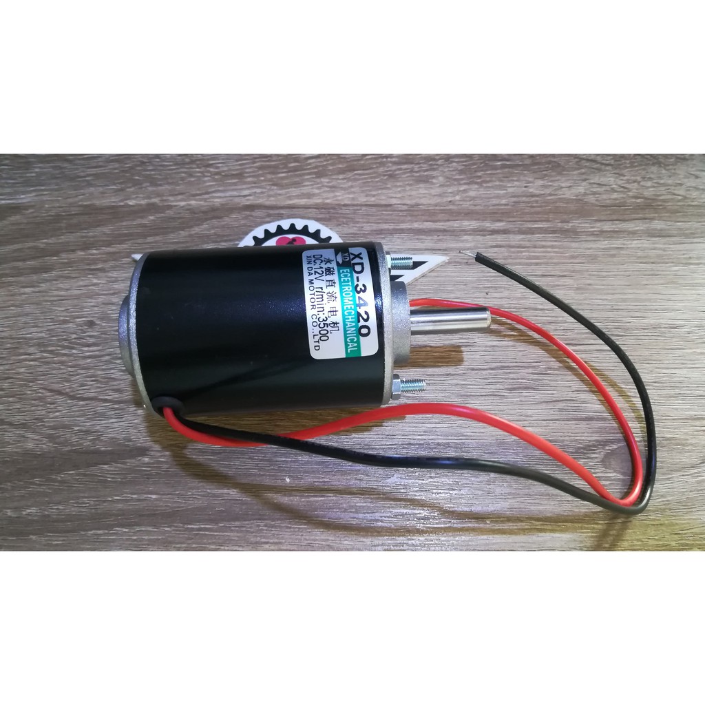 High Speed DC Motor XD-3420 Has 2 Types 12V And 24V Electric 30W ...