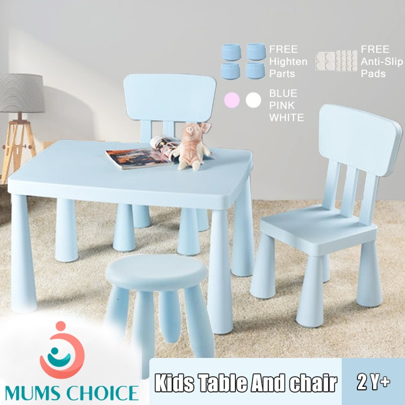 MAMMUT Design children or kids table and chair Set | Shopee Singapore