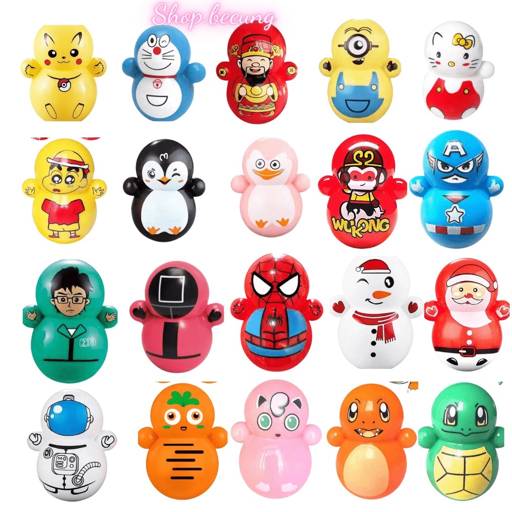 Mini Squid Game with many beautiful styles, cute and cheap Doraemon ...