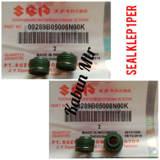 SMASH SHOGUN THUNDER SPIN SKYDRIVE SKYWAVE VALVE VALVE SEAL SIL SEAL ...