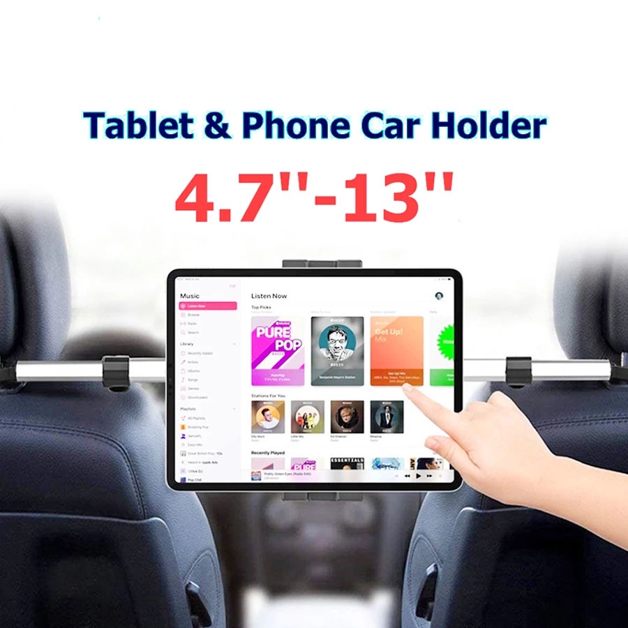 13" Tablet Stand Holder in Car for iPad Pro 12.9 Car Holder Back Seat ...
