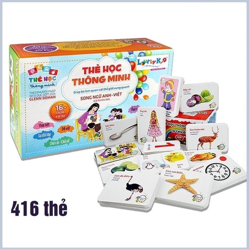 Smart Learning Card Set - 16 Topics (416 Cards) | Shopee Singapore