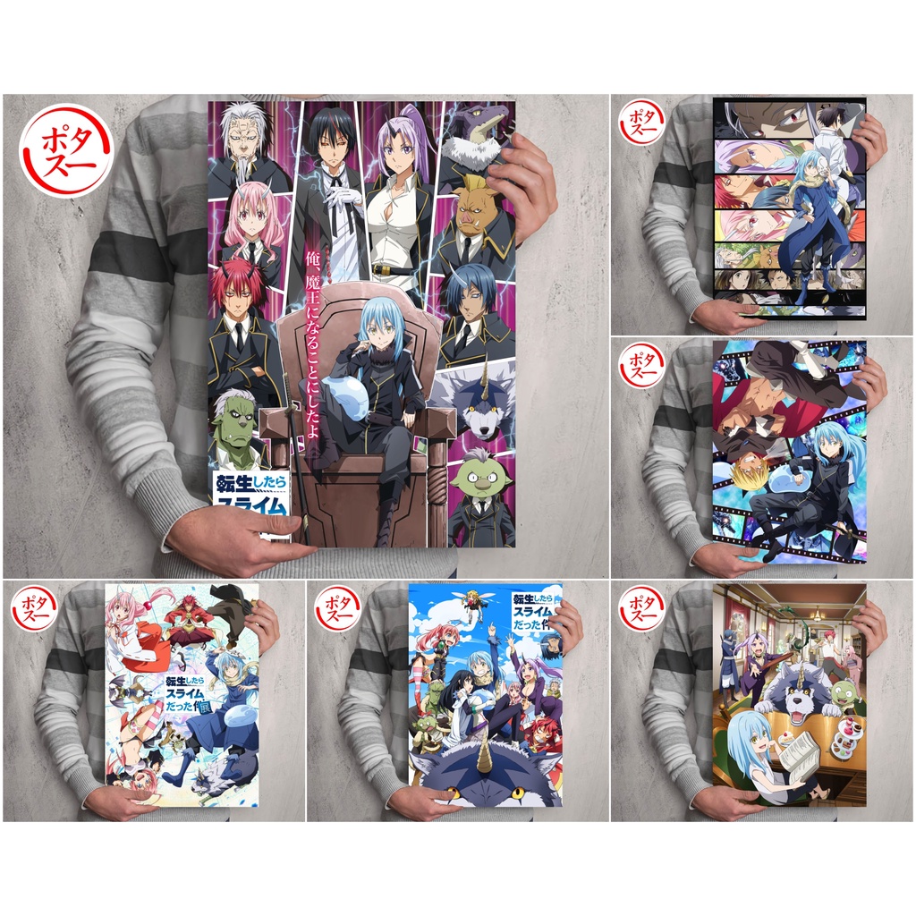 Anime Poster Collection Tensei Shitara Slime Datta Ken/Tensura - Rimuru ...