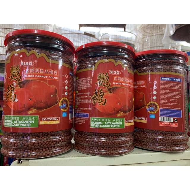 SISO BLOOD PARROT COLOR NET 1000G (medium) | Shopee Singapore