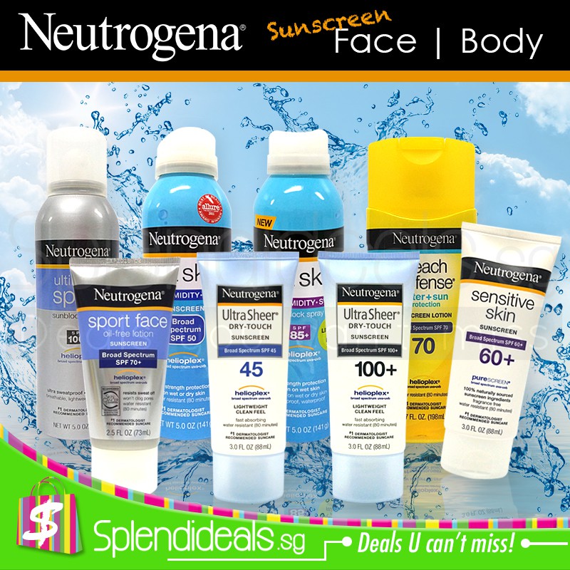 [ SPLENDIDEALS SG ] NEUTROGENA SUNSCREEN SPRAY | SUNBLOCK LOTION AND ...