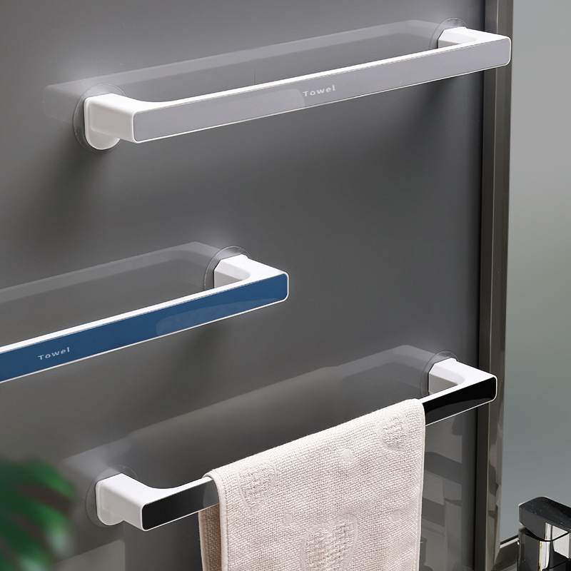 Punch free Bathroom Towel Rack Towel Hanger Bathroom Organizer Long ...