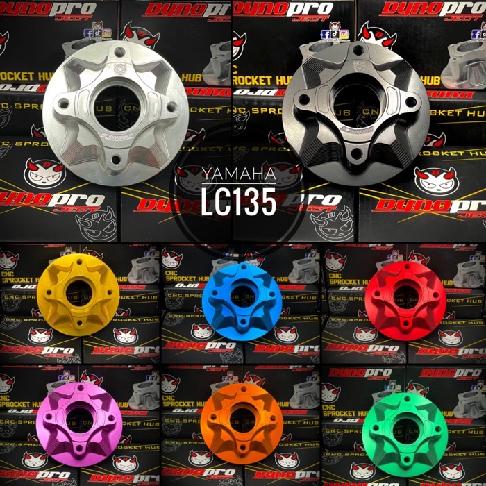 DYNOPRO CNC SPROCKET HUB Y15ZR Y15 LC135 4S RS150 RSX | Shopee Singapore