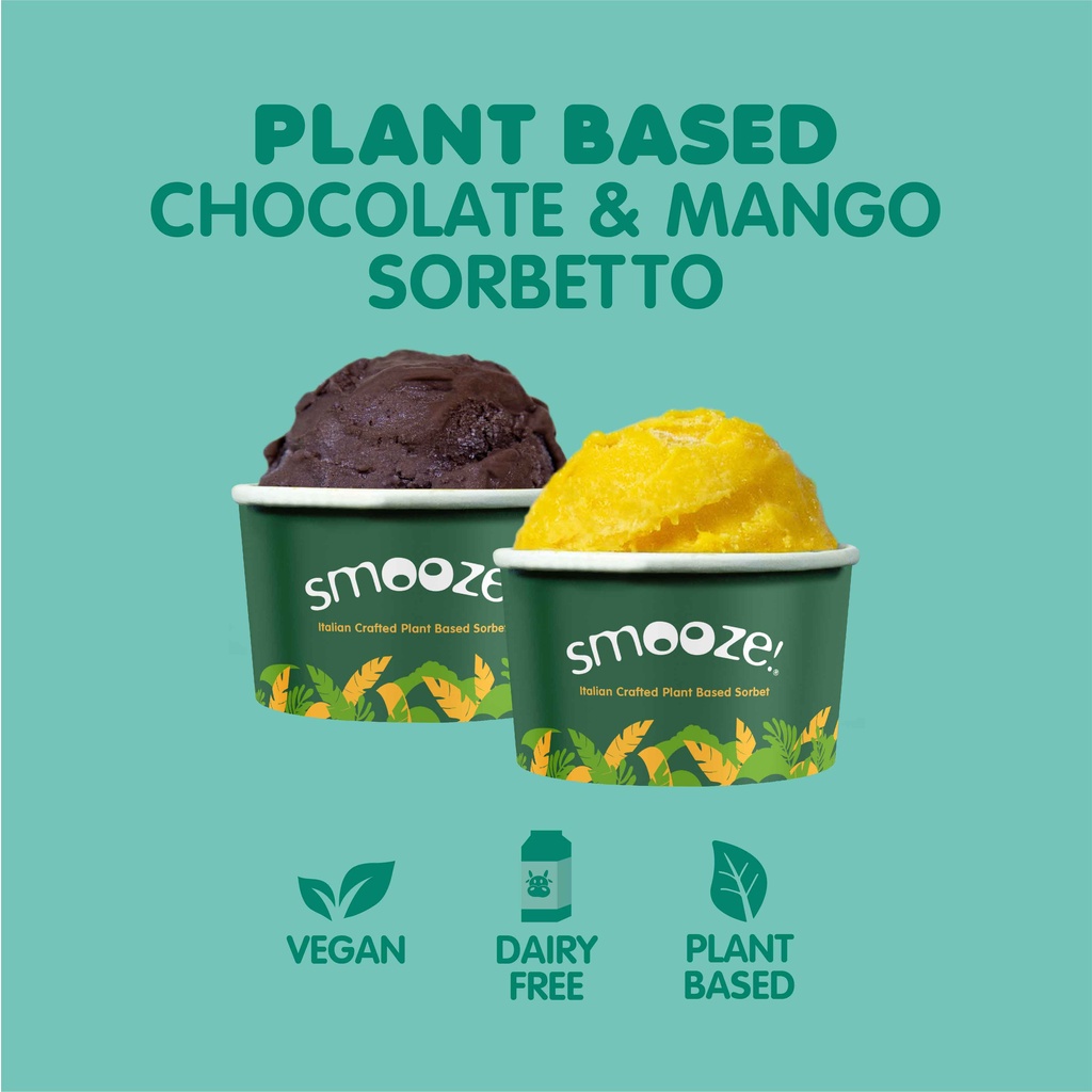 Smooze!™ Mango & Chocolate Sorbetto - Italian Crafted Plant-Based ...