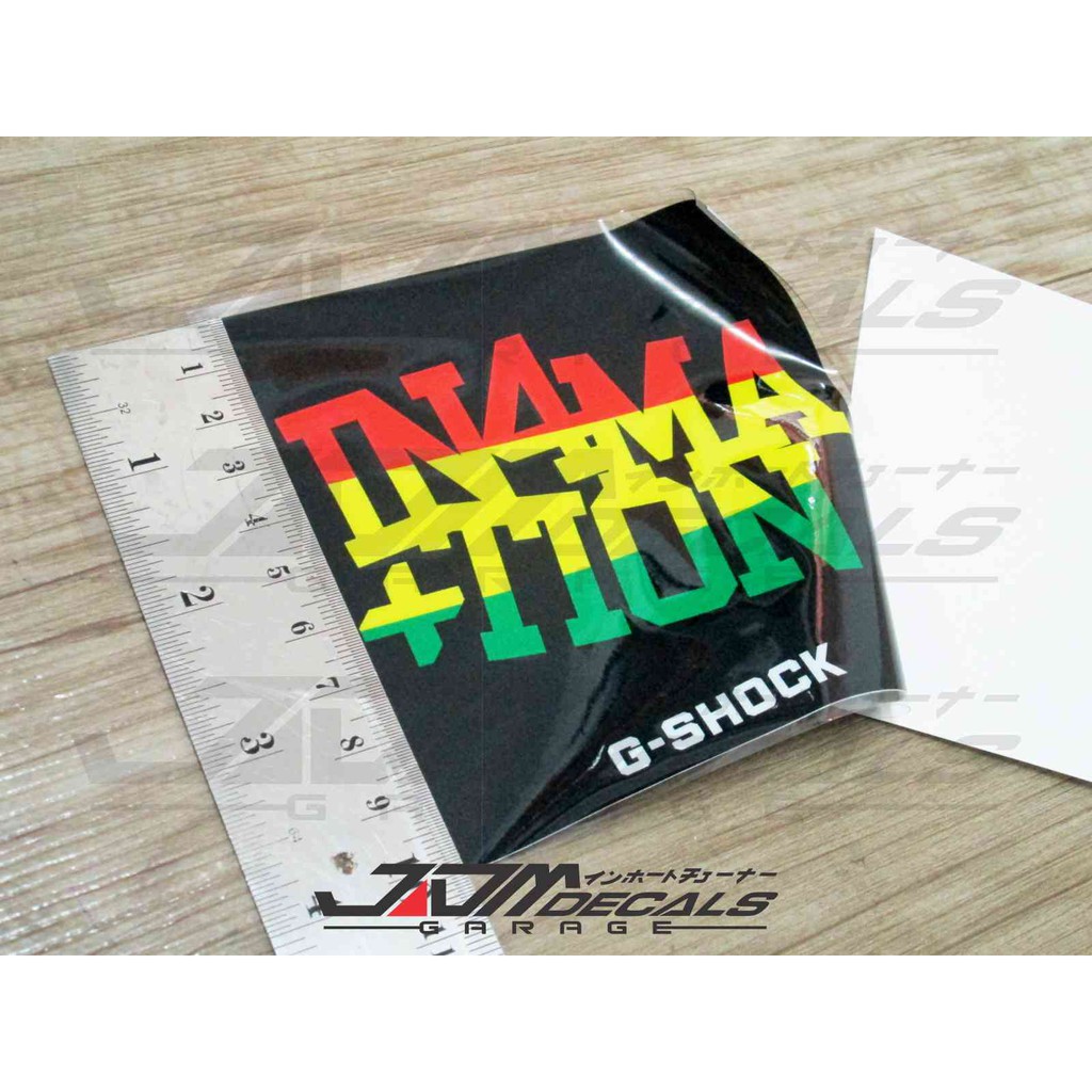 G-Shock In4mation Window Decal Sticker | Shopee Singapore