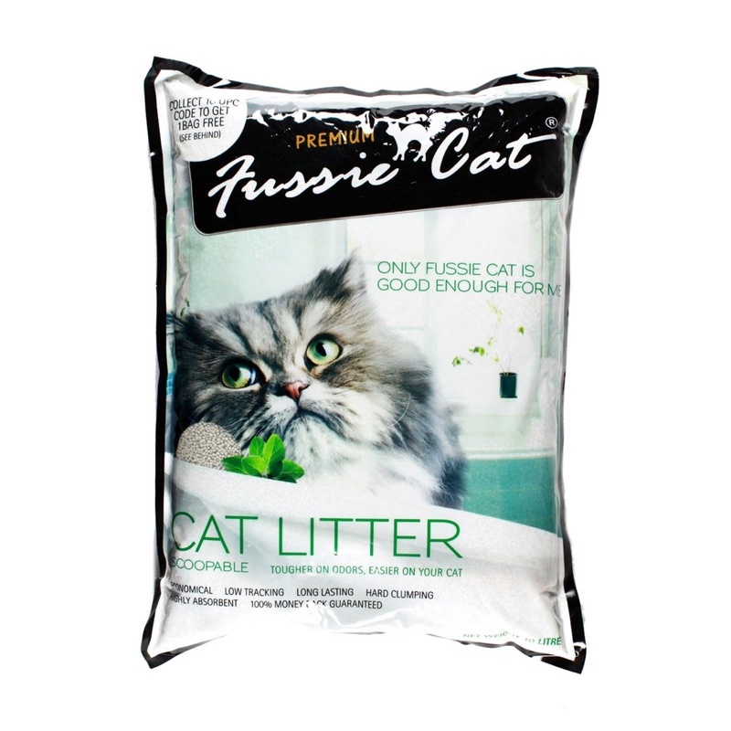 Fussie Cat Litter 10L ( Bundle of 5 Bags ) | Shopee Singapore