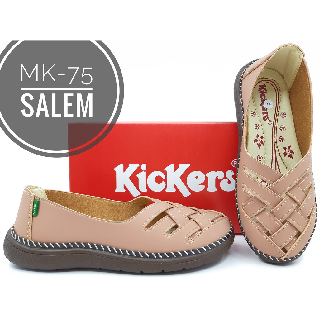 Women's Fashion Slip On Shoes Brand Kickers Code MK-75 | Shopee Singapore