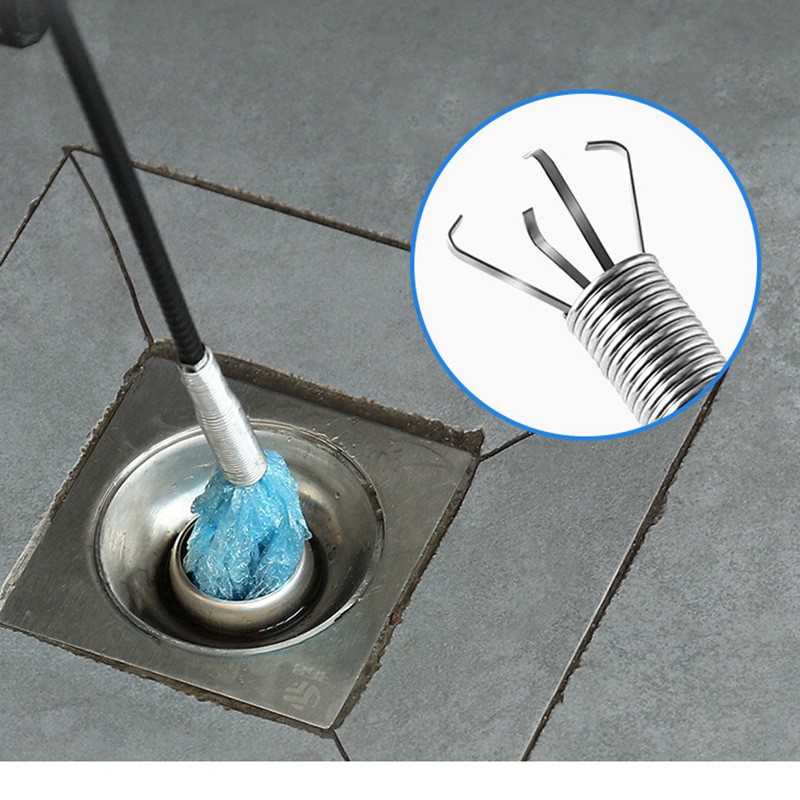 （P53）Drain Snake, Drain Cleaner Sticks Clog Remover Cleaning Tools 60 ...