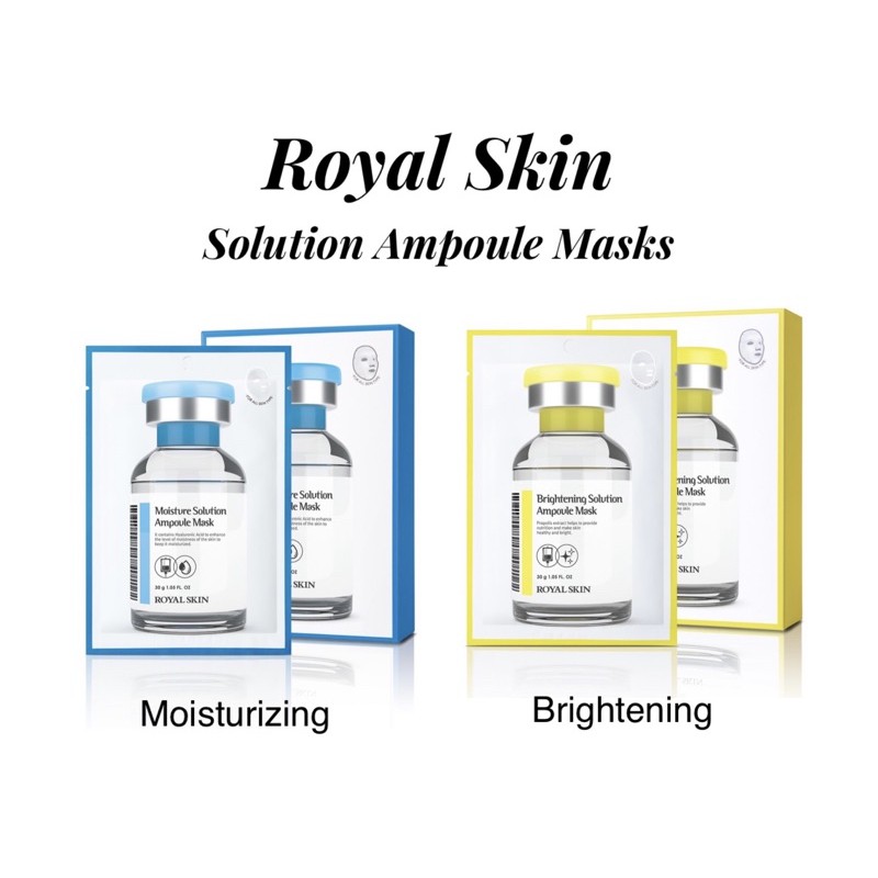 Royal Skin Solution Ampoule Mask (10 pcs/ box) | Shopee Singapore