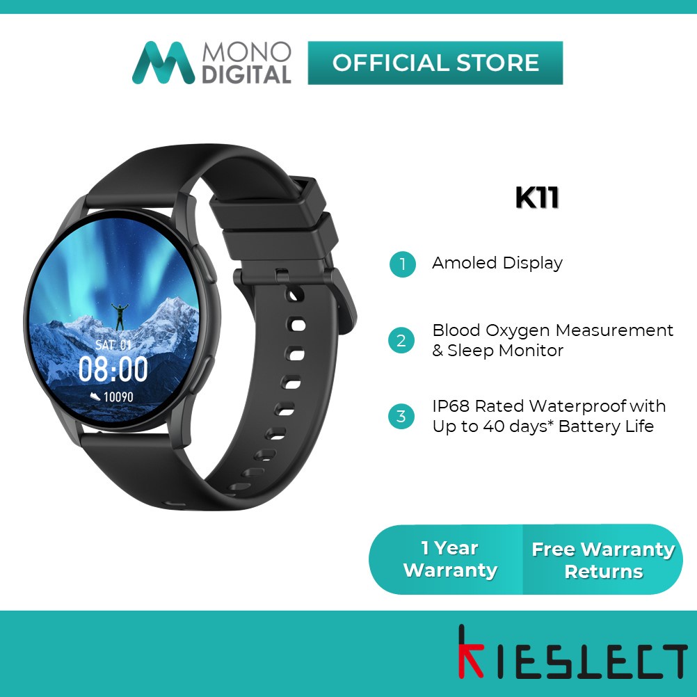 Kieslect K11 Smartwatch Waterproof Long Standby Multifunctional Sports ...