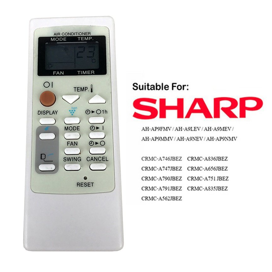 New for Sharp Air Cond Remote Control Replacement Ion Aircon CRMC ...
