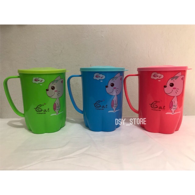 Plastic cup plus lid 600ML birthday souvenir | Shopee Singapore