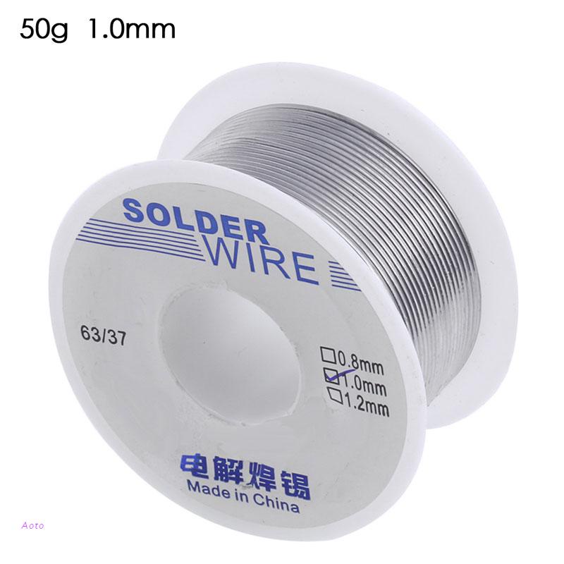 AOTO 1mm Rosin Core Solder 63/37 Tin Lead Line Flux Soldering Welding ...