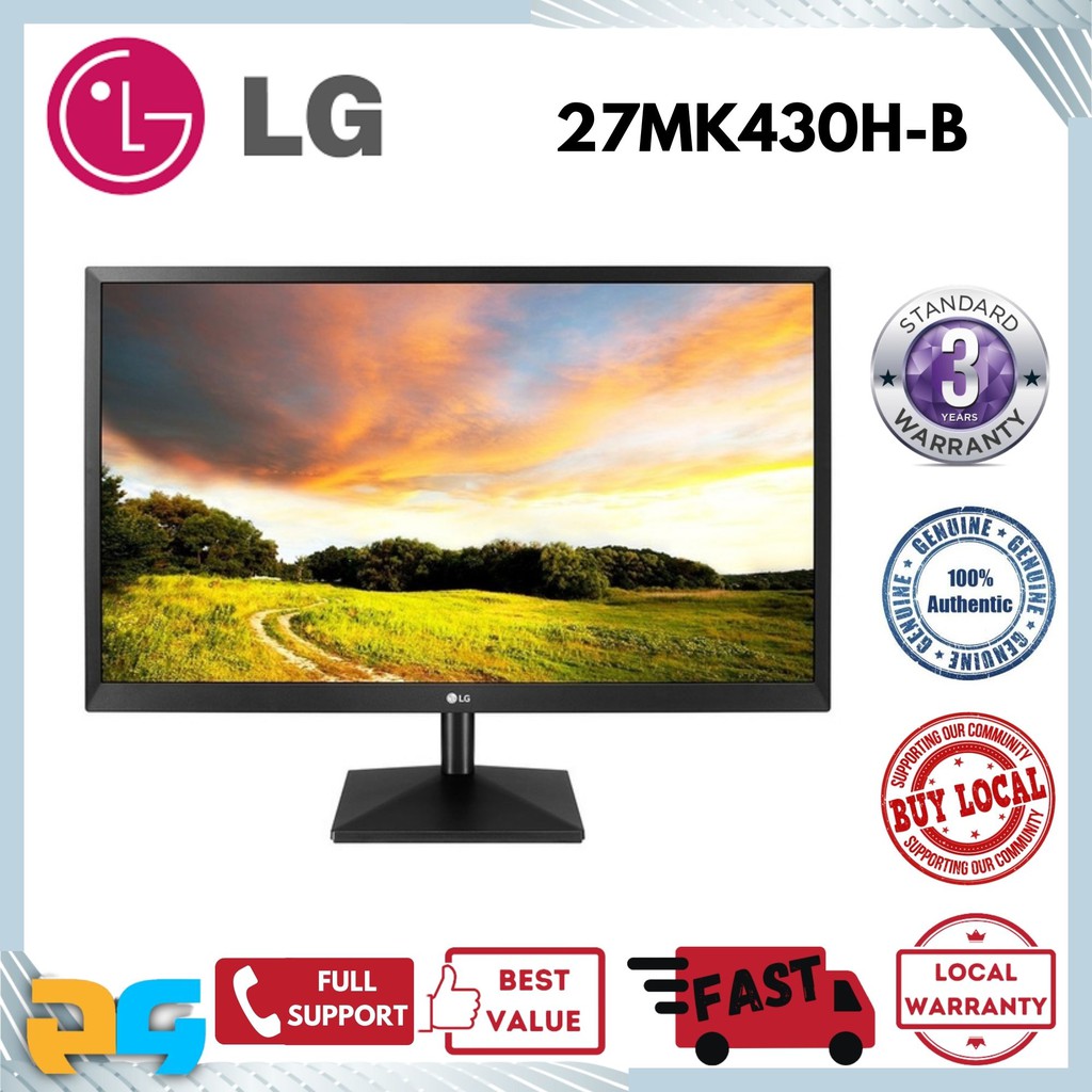 LG 27MK430 24MK430 27'' 24" Demo Unit Full HD FHD 75Hz FreeSync IPS ...